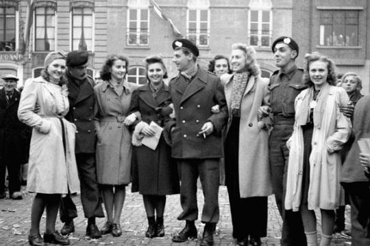 Post-Liberation - Canadian Army - War Photos