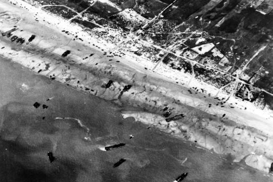 D-Day arial view - D-Day, June 6th 1944 - War Photos
